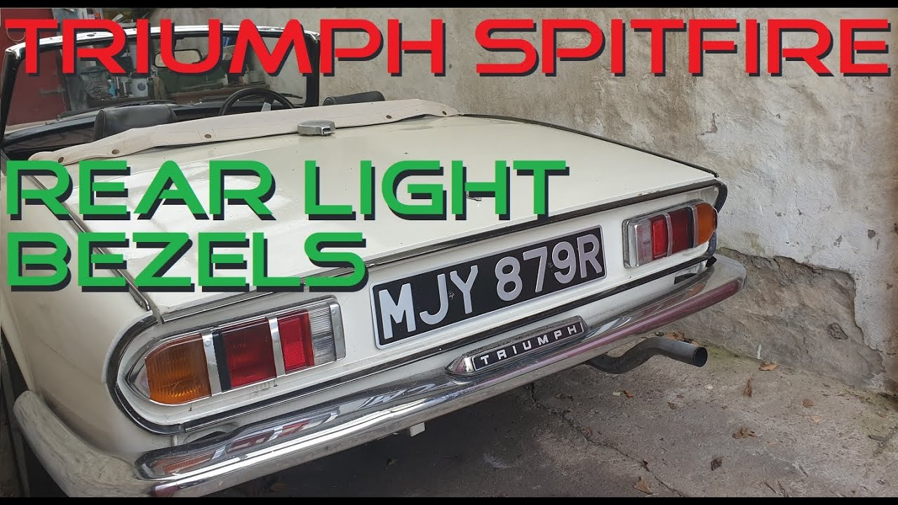 Triumph Spitfire | Custom Rear Light Bezels - YouTube