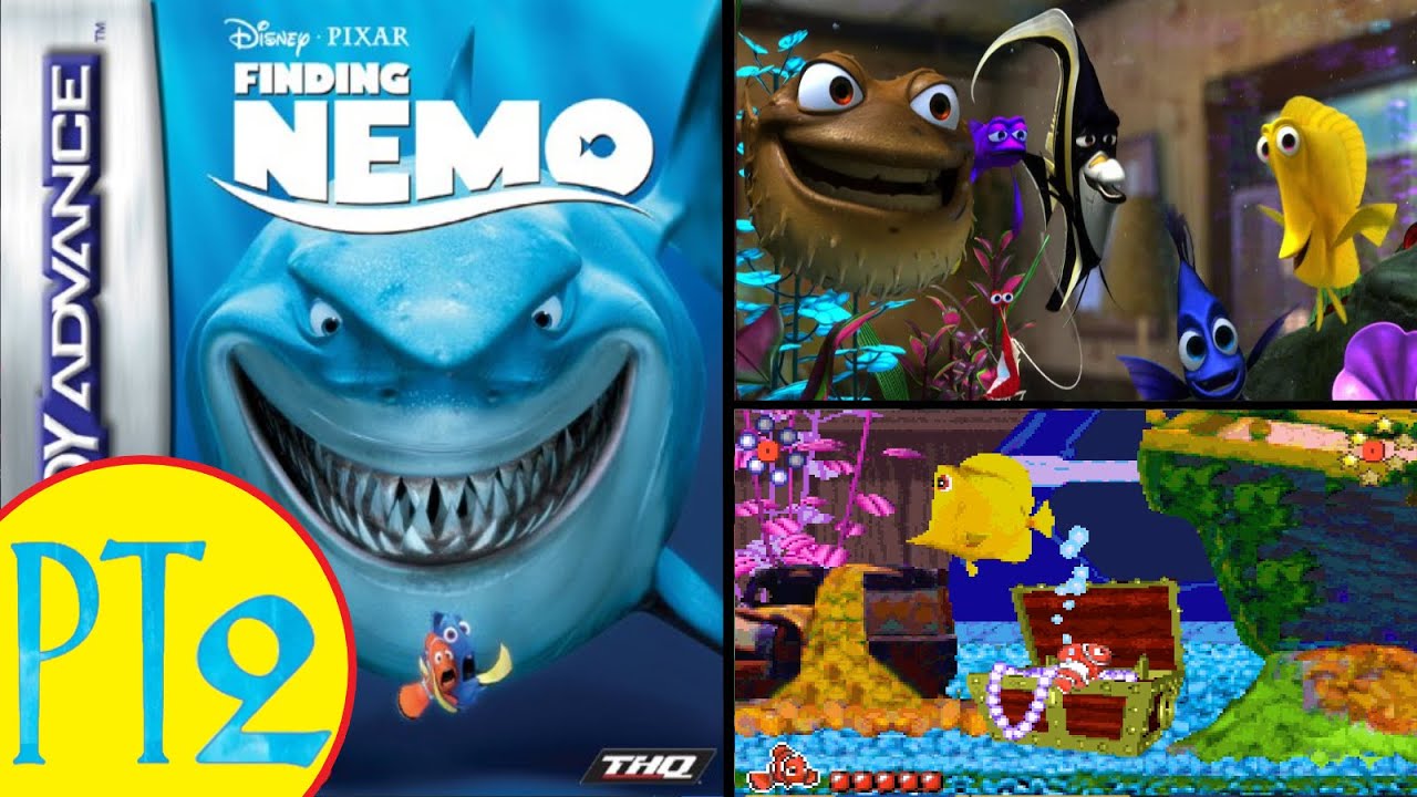 FINDING NEMO the Movie GBA | Walkthrough - Nemo e l'acquario del ...