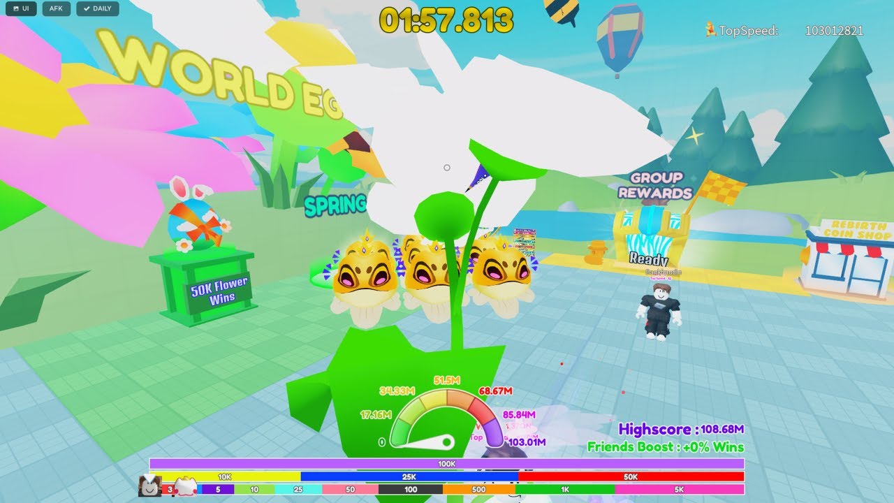 100M Top Speed/ Roblox Race Clicker Episode 163 - YouTube