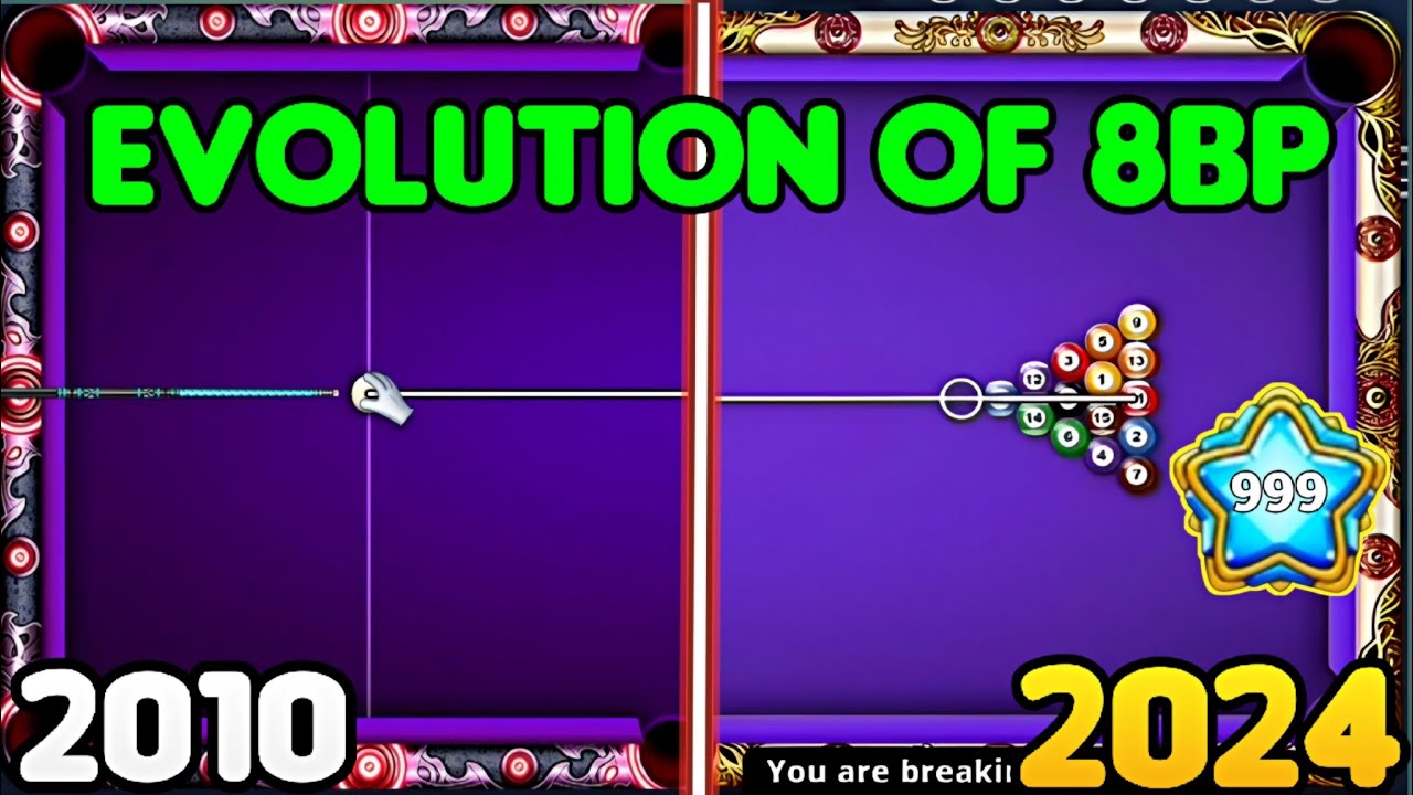 THE EVOLUTION Of 8 Ball Pool From 2010 To 2023 - Explain The Complete ...