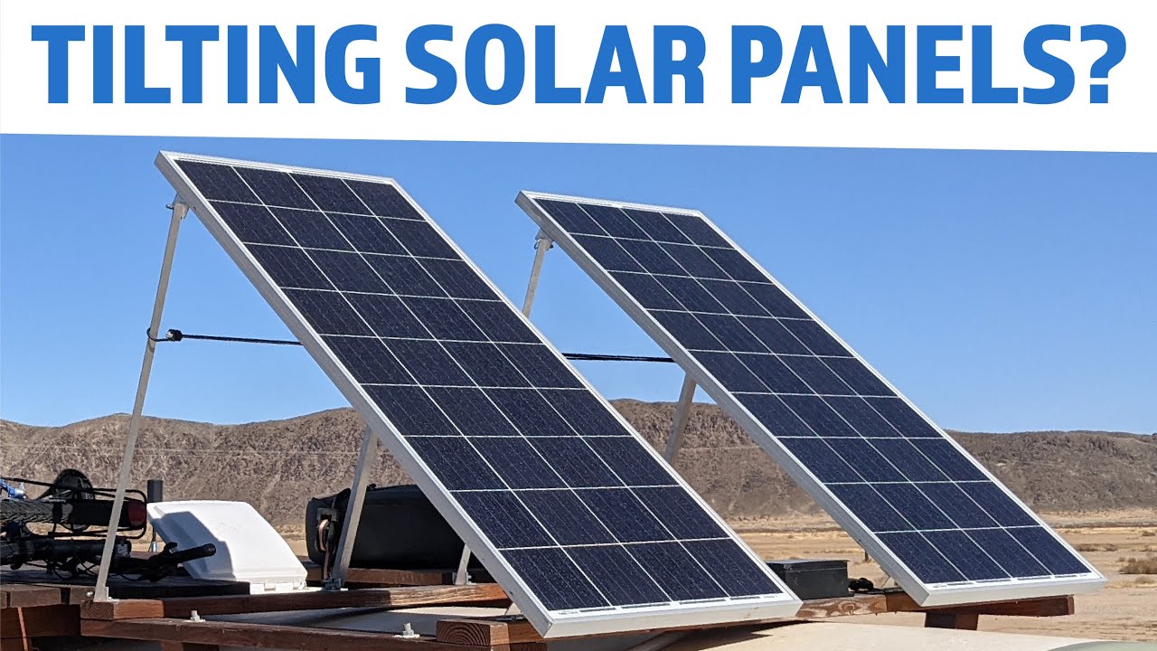 Solar Panel Tilting // Our DIY Off-Grid Skoolie Setup - YouTube