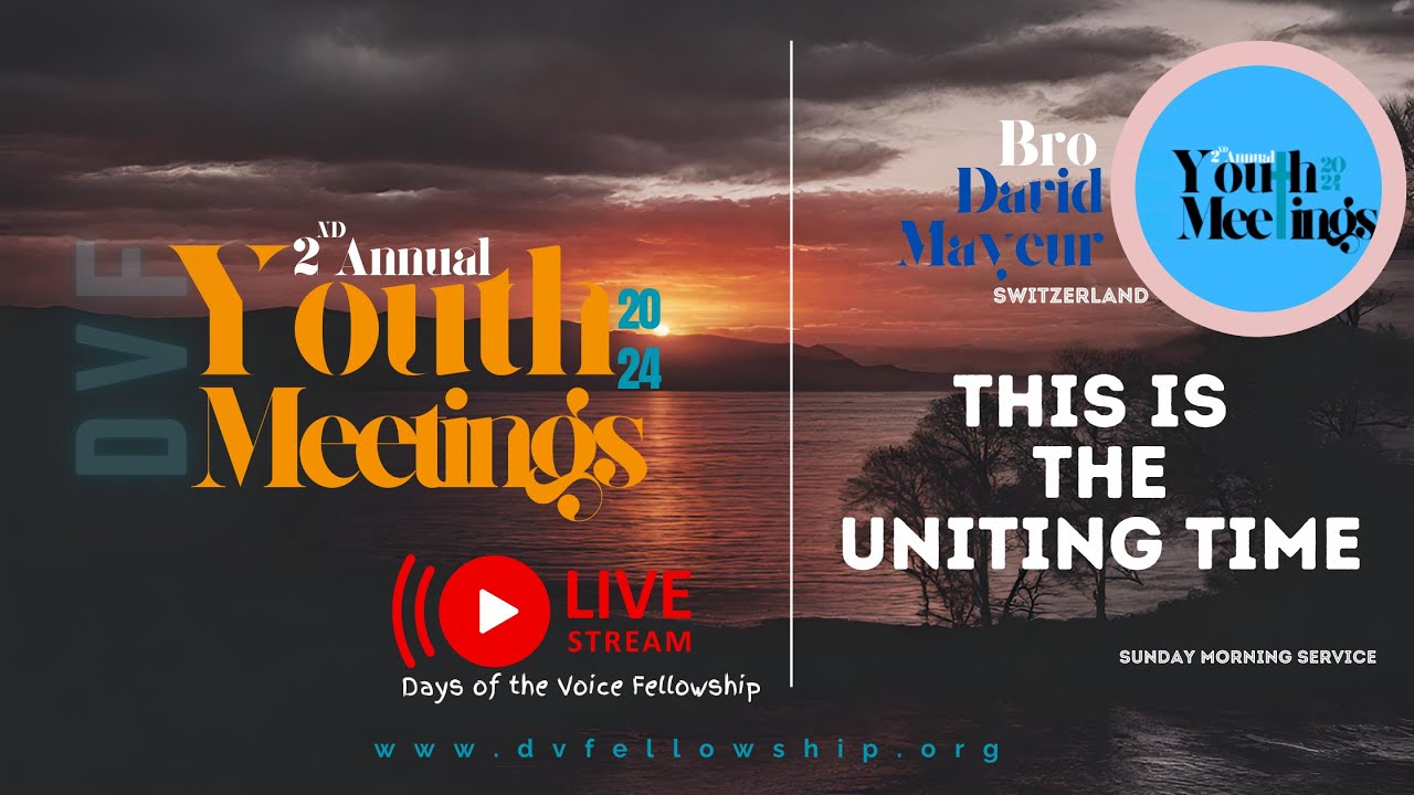 24-0114M This is Uniting Time || Bro David Mayeur || Sunday Morning ...