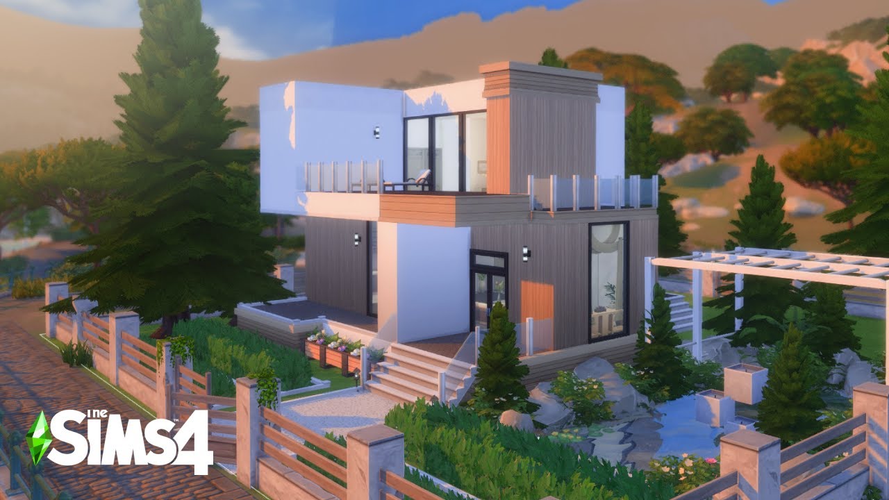Base Game Young Couple's Dreamhouse | Speed Build | No CC | The Sims 4 ...