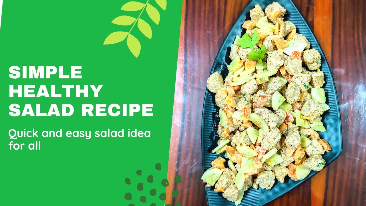 Soya Chunks Salad Recipe| High Protein Recipe | Easy Salad Recipe ...