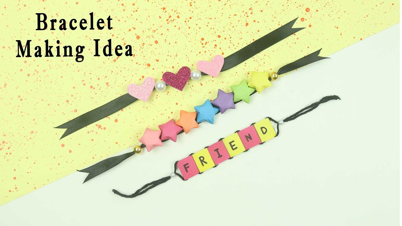 Handmade Friendship Day Bracelet Making Idea | How To Make Friendship ...