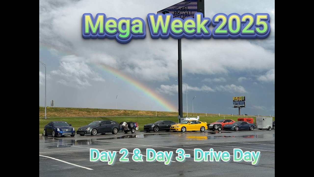 Mega Week Day 2 and Day 3- Drive Day - YouTube