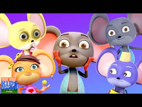 Paanch Choohay, पांच चूहे, Hindi Nursery Rhyme, एक मोटा हाथी