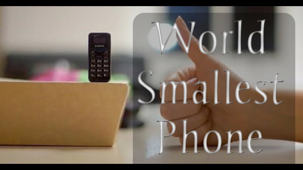 The world's smallest phone || Zenco Tiny T1 || Digital 2Morrow - YouTube