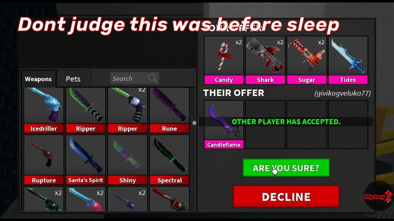 Mm2 trades #27!! (Many big trades!!) - YouTube