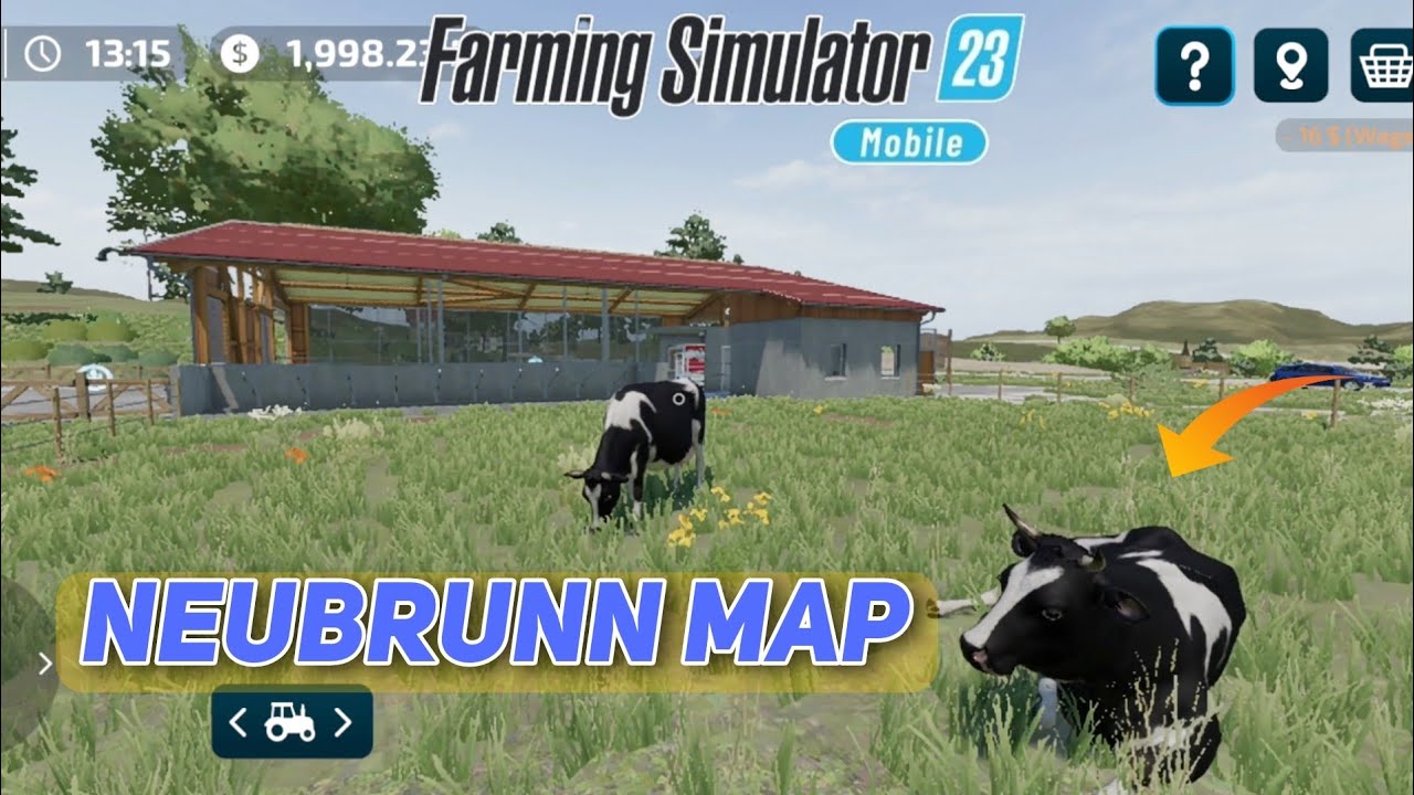 Buy COW BARN in Neubrunn map fs 23 android / FS 23 timelapse #fs23 ...