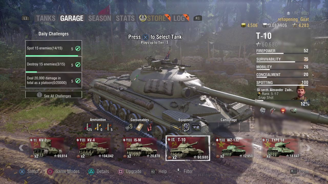 World of Tanks first game of the day - YouTube