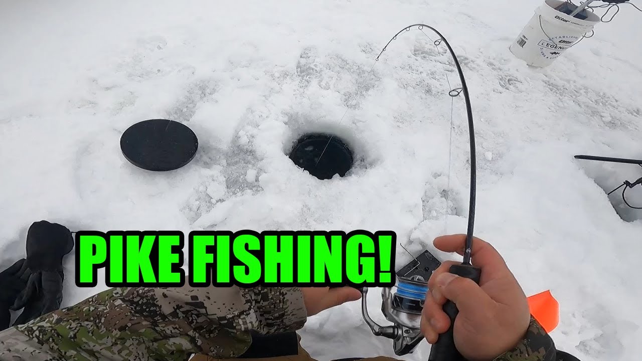 Ice Fishing for Pike has Begun!! - YouTube