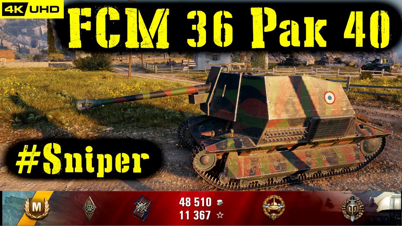 World of Tanks FCM 36 Pak 40 Replay - 9 Kills 2.1K DMG(Patch 1.6.1 ...