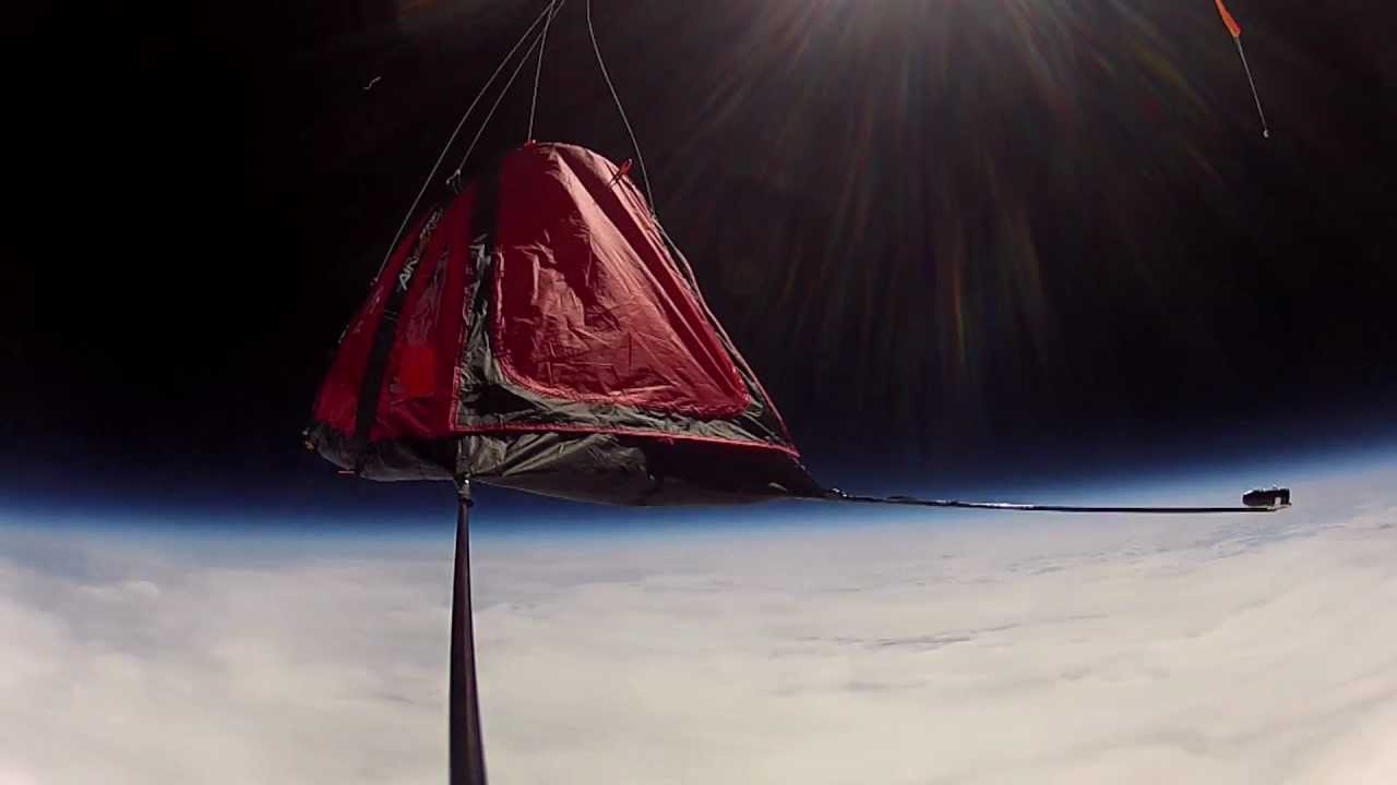 Space Camping 2012 - First tent in Space - YouTube