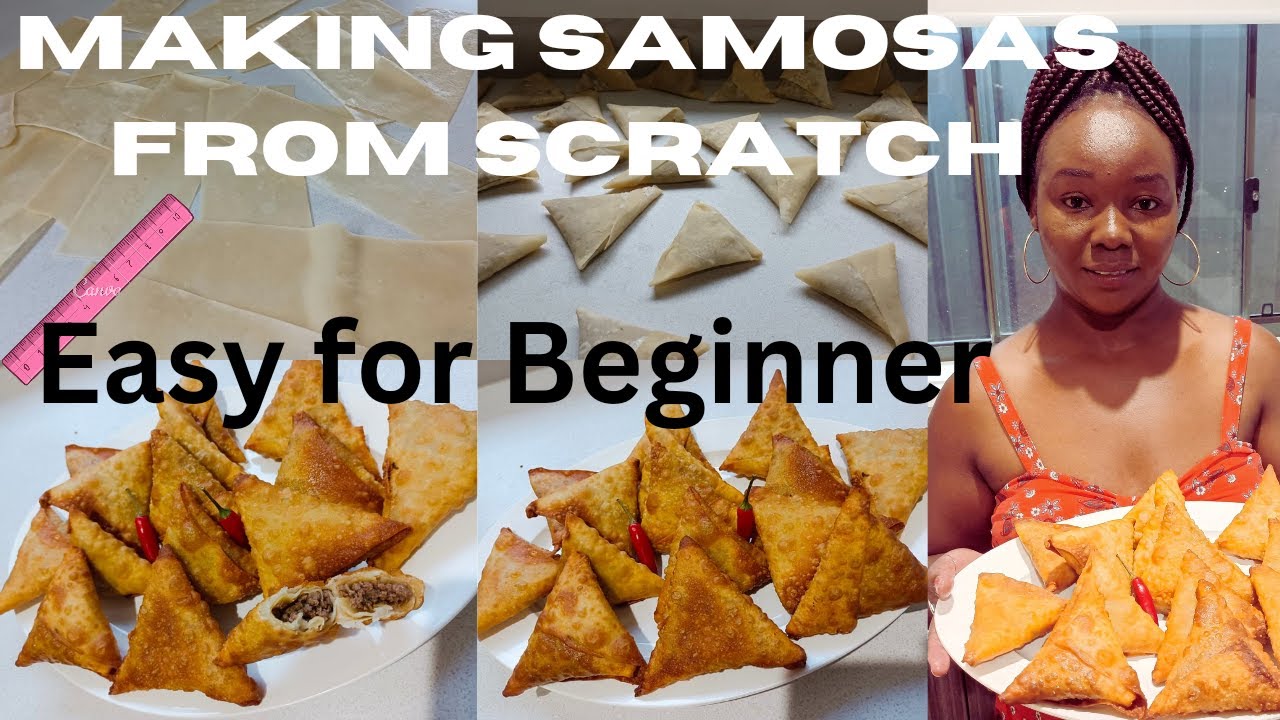 HOW TO MAKE SAMOSAS AT HOME FROM SCRATCH STEP BY STEP//BEST GUIDE FOR ...