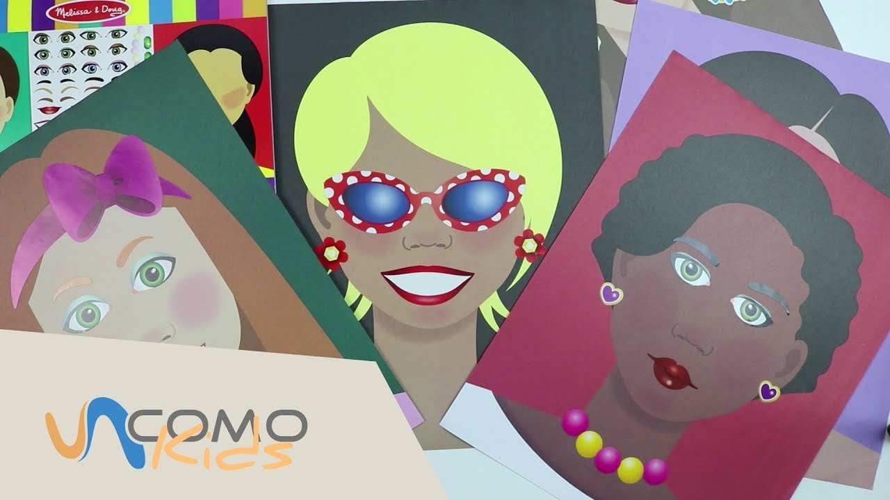 Decoramos CARAS con PEGATINAS y STICKERS - YouTube