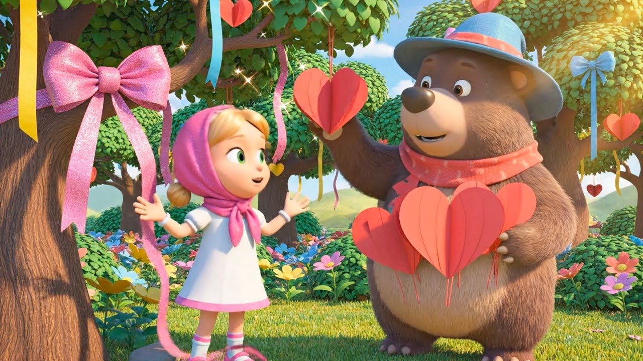 💐🐻 Masha and Bear’s Friendship Celebration | 3D Cartoon Animated ...