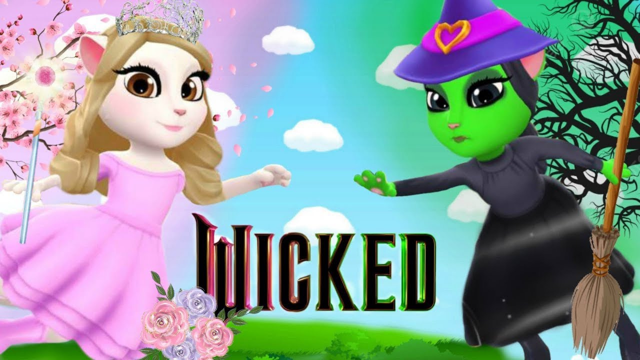 MY TALKING ANGELA 2 Wicked! Elphaba & Glinda new update 💚♥️ - YouTube