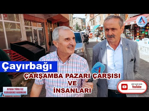 Çayırbağı (Sidiksa) Çarşamba Pazarı Çarşısı ve Halkı İle Yaptığımız Program