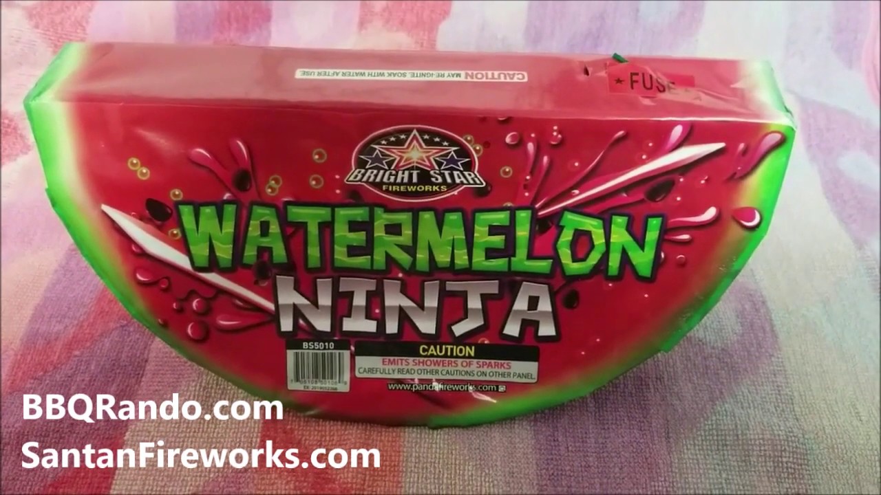 Watermelon Ninja - Bright Star Fireworks - YouTube