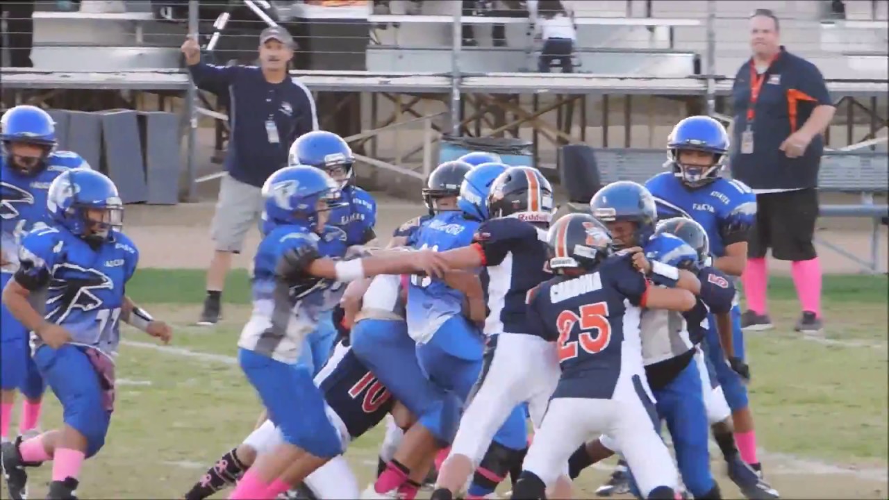 2017 JV Atwater Falcons Vs. Modesto Broncos - YouTube