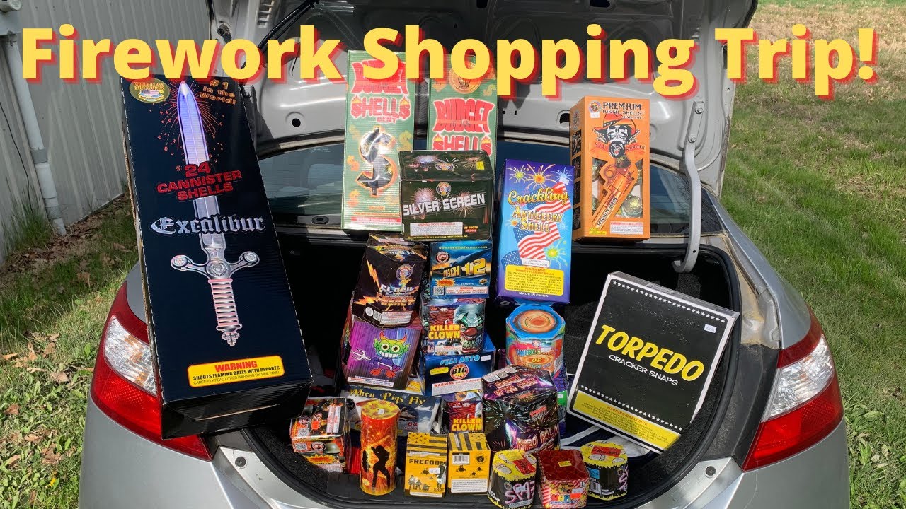 Firework SHOPPING Trip! (Firework Superstore) - YouTube