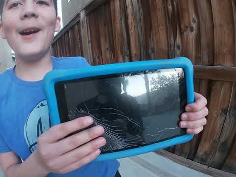 Amazon fire tablet gets destroyed(super funny 10 sub special)e - YouTube