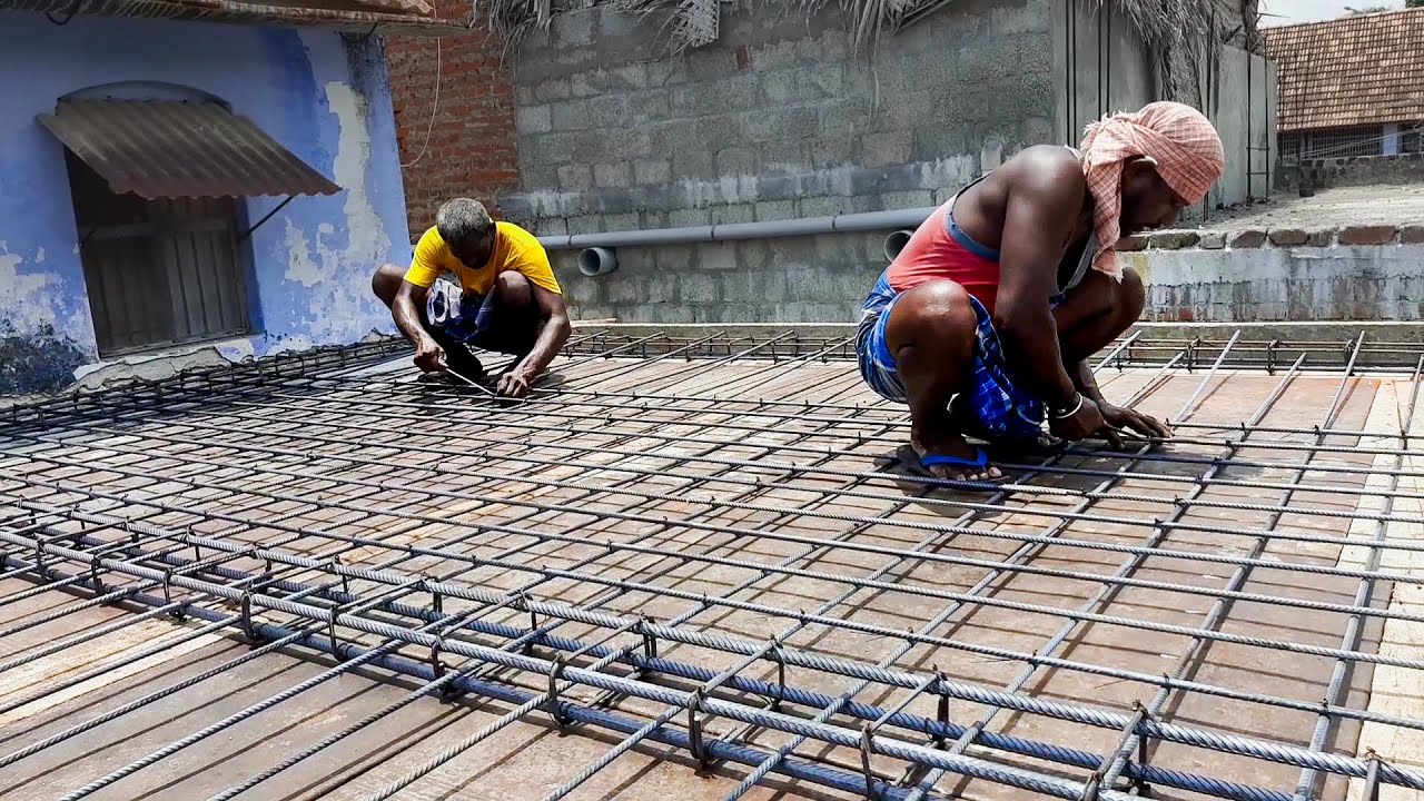 18ft x 15ft Roof reinforcement working process | Kitchen rehabilitation ...