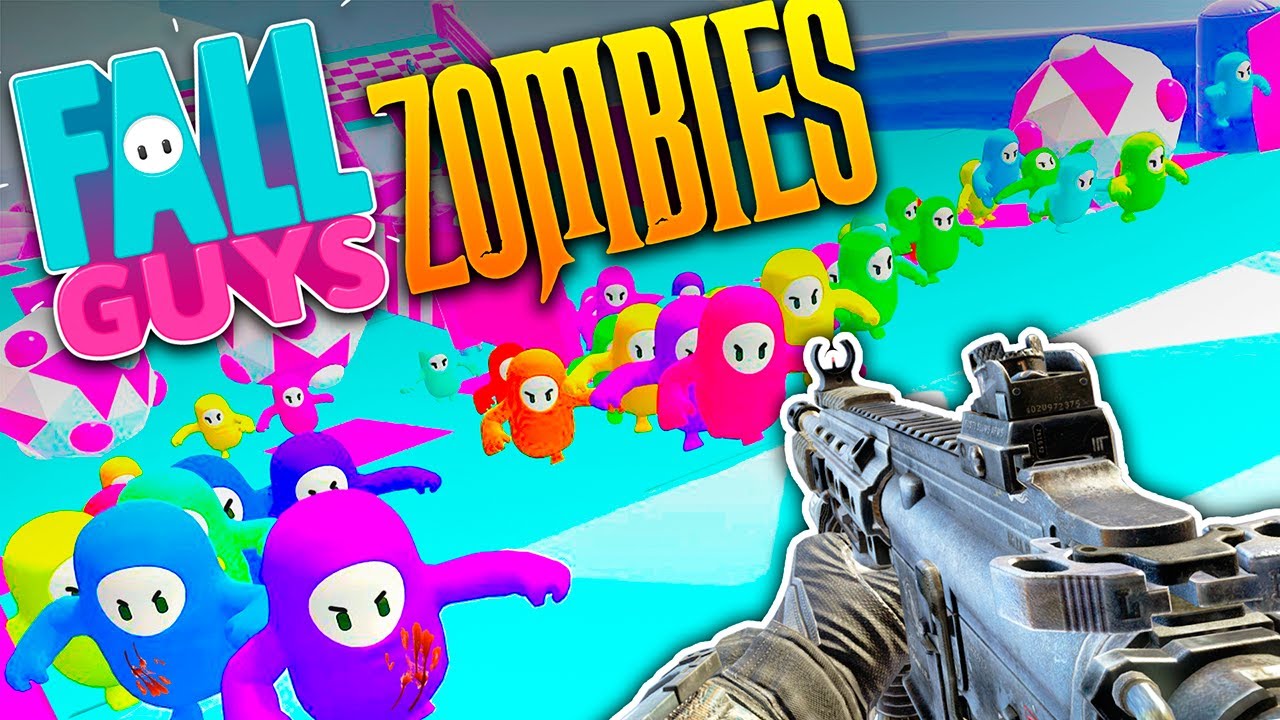 METIERON ZOMBIES EN FALL GUYS - YouTube