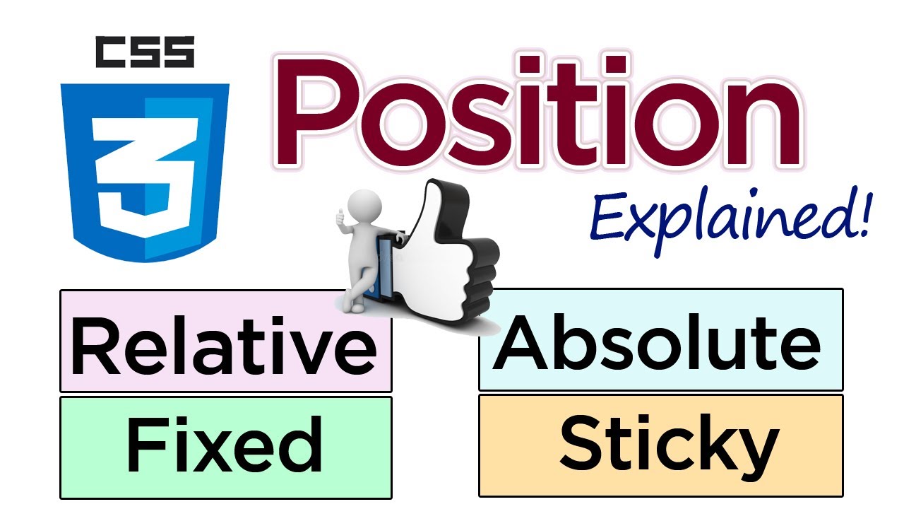 Static, Relative, Absolute, Fixed, Sticky - CSS Positions Explanation ...