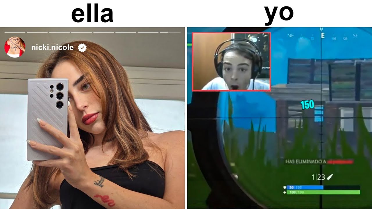 lo que sube ella / lo que subo yo - YouTube