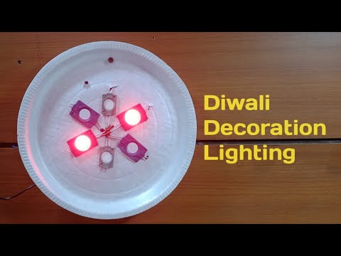 Diwali Decoration Light // LED Strip Light Jhalar Making - YouTube