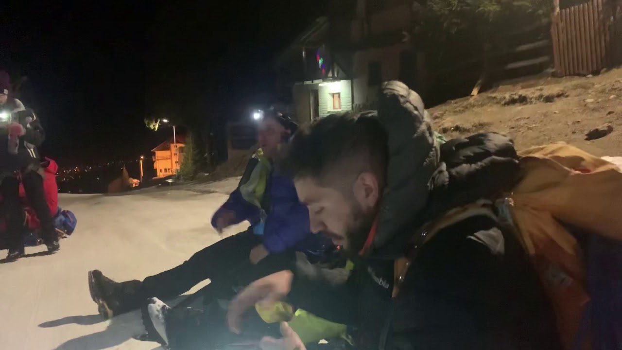 Sfârșitul zilei 18 Ianuarie - Parângul Mic - Varful Cârja - Parângul ...