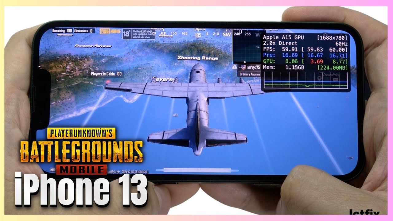 iPhone 13 PUBG Mobile Gaming test Update | Apple A15 - YouTube