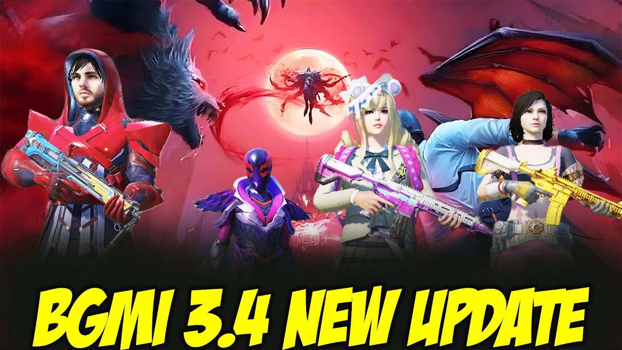 BGMI 3.4 Update Live With Squad👨🏾‍🤝‍👨🏽💥RUSH PUSH || BGMI ...