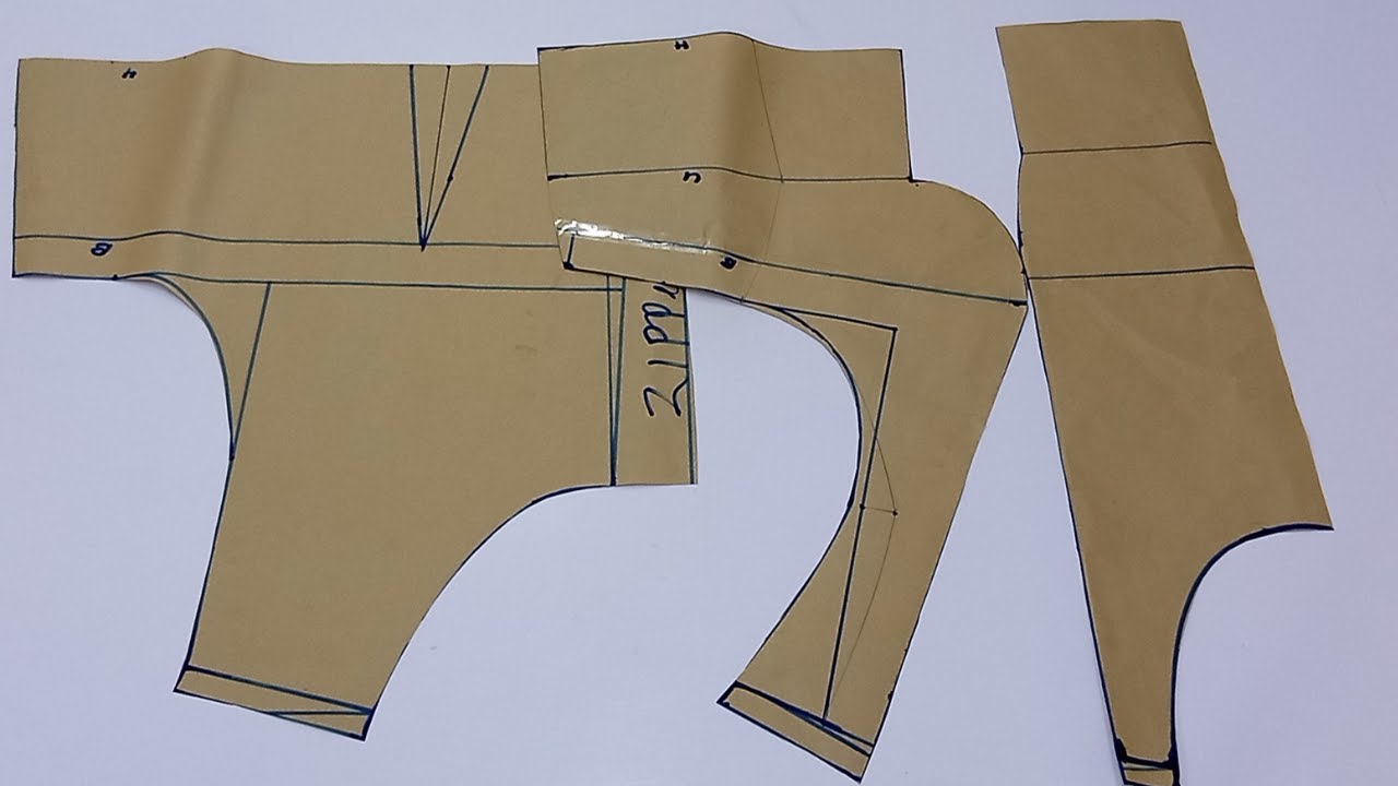 Shoulder princess dart pattern drafting - YouTube