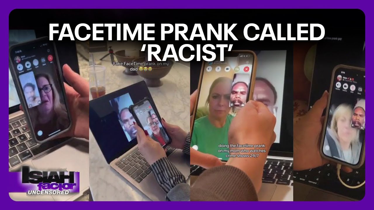 Tiktok facetime call prank deemed racist - YouTube