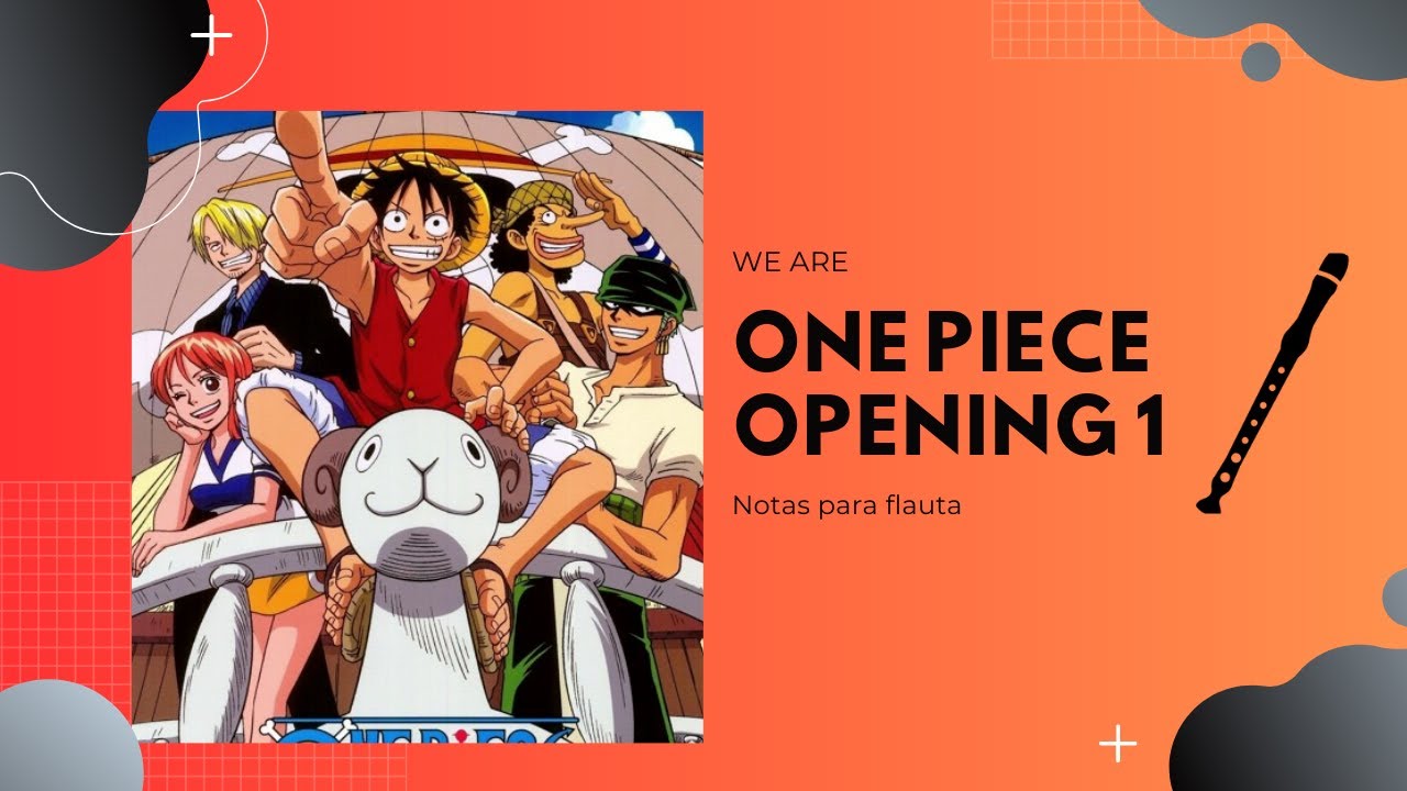 One Piece Opening 1 - We Are: Flauta | Recorder Cover - YouTube