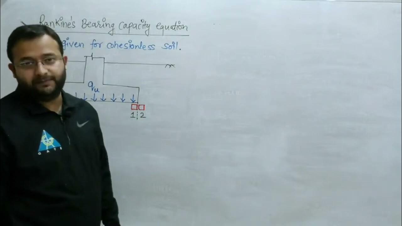 Lecture 27 Terzaghi's Bearing Capacity Equation Geotechnical Engg CRASH COURSE By Amit Sir - YouTube