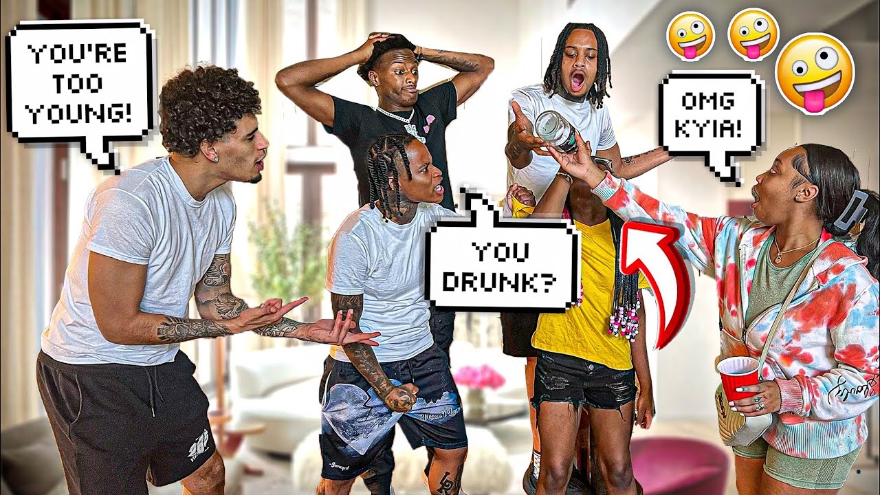 Acting Drunk In front of the Gang to see their reaction! *Must Watch ...