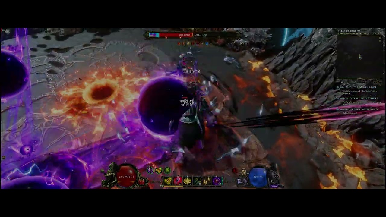 Last Epoch 1.1, Aberroth kill - Bleed Hammer Throw Paladin - YouTube