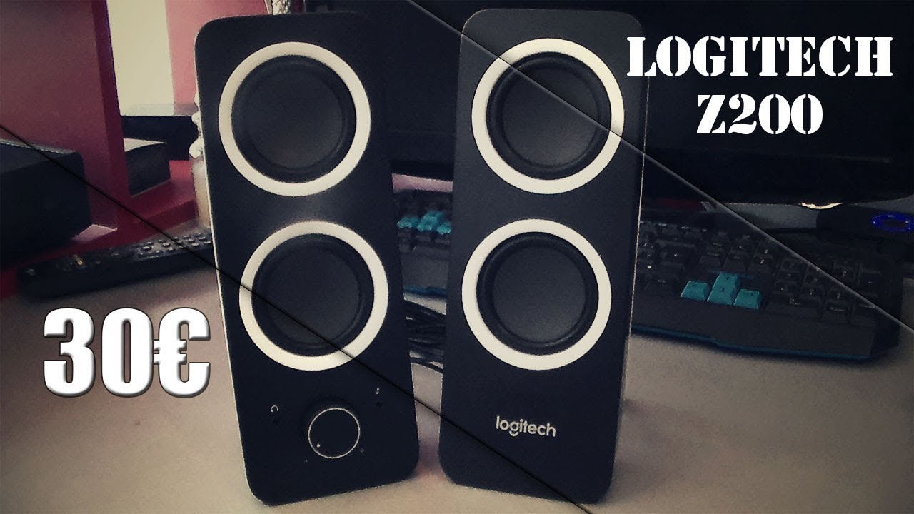 unboxing logitech Z200 FR - YouTube
