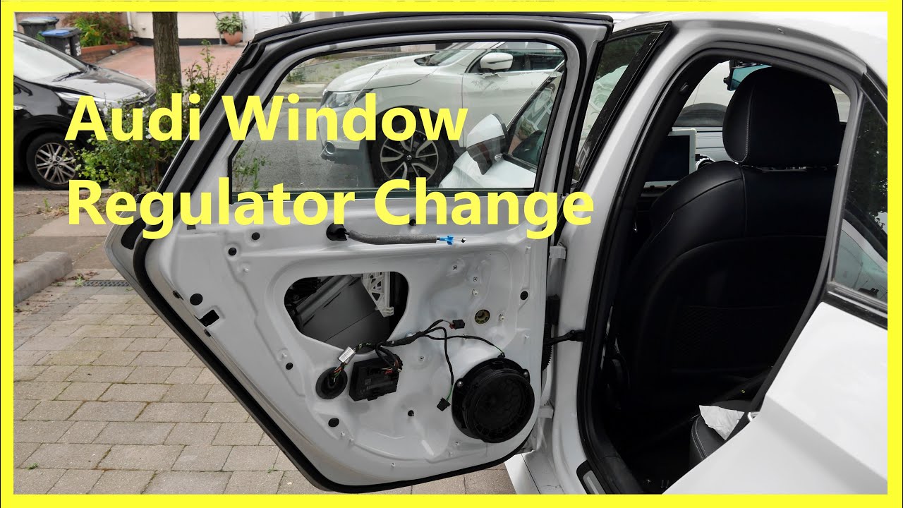 Window get stuck？Audi Window Regulator Change without removing window ...