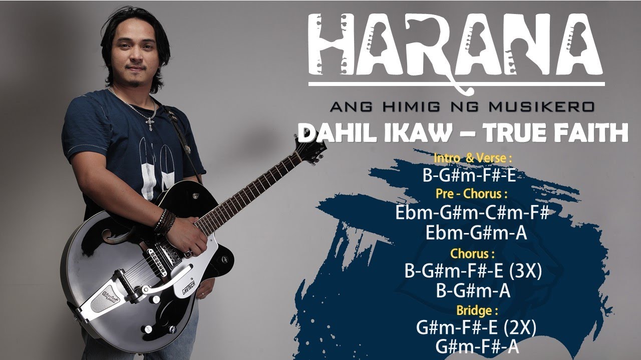 Dahil Ikaw - True Faith (Acoustic Cover with Easy Guitar Chords) - YouTube
