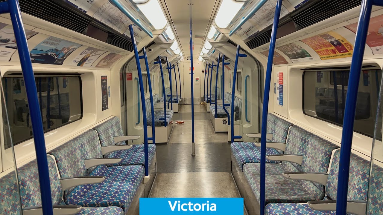 London Underground Victoria line ride: Walthamstow Central - Finsbury ...
