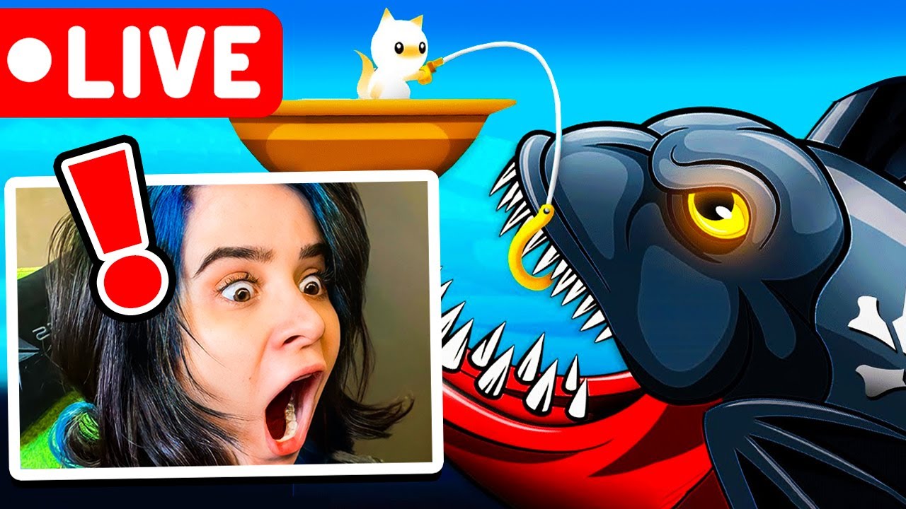PESCANDO PEIXE GIGANTE! (CAT GOES FISHING) - YouTube