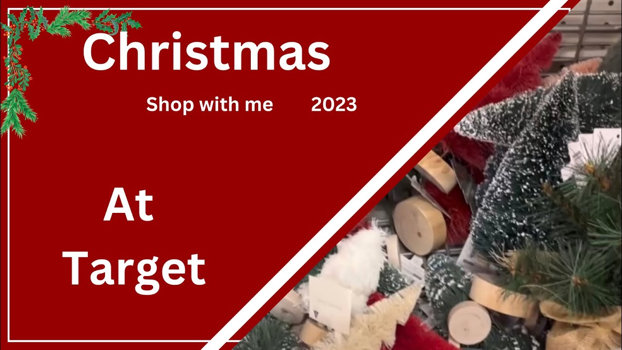Shop with me at Target Christmas 2023 - YouTube