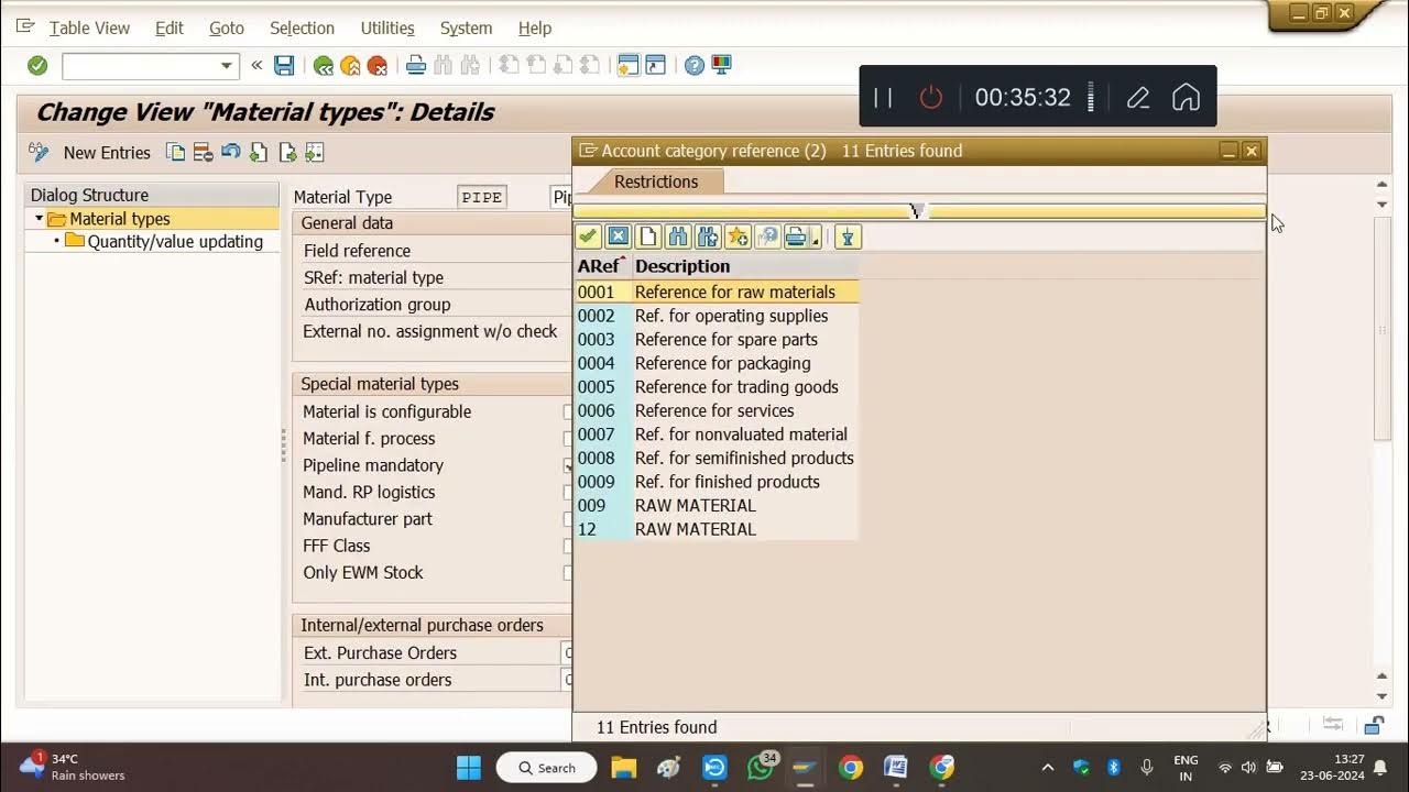 Short Glimpse from one of my SAP Functional Batch on "Characteristics ...