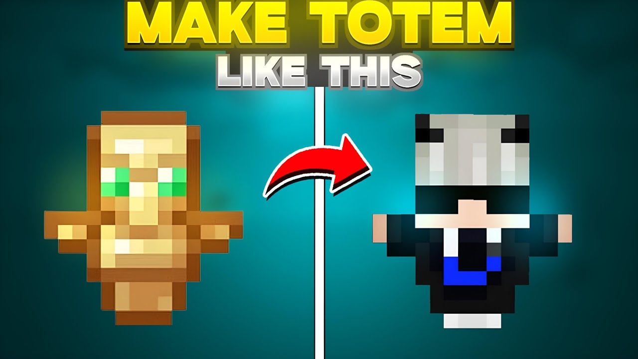 Create Your Own Custom Skin Totem in Minecraft Pocket Edition ...