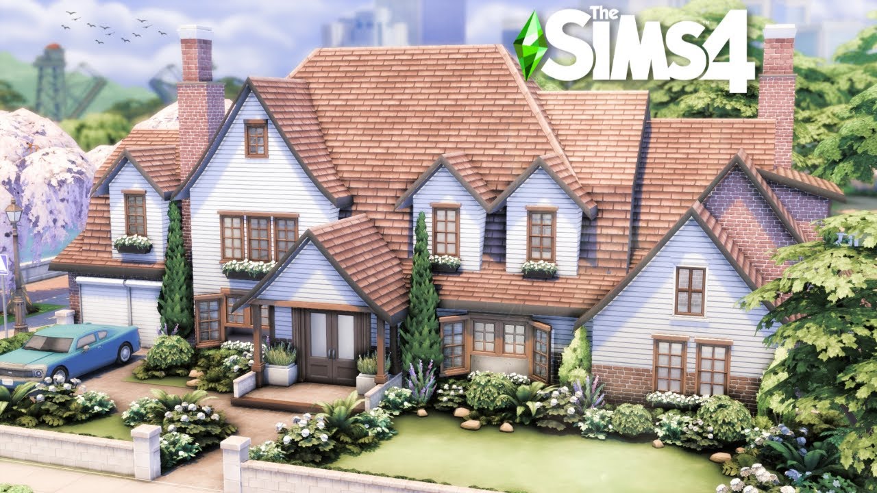 BASE GAME - Generations Family Home👪 - The Sims 4 - Speed Build (No CC ...